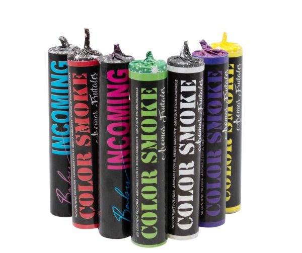 Bombas de humo fiesta colores - Articulos de fiesta y velas de chispa